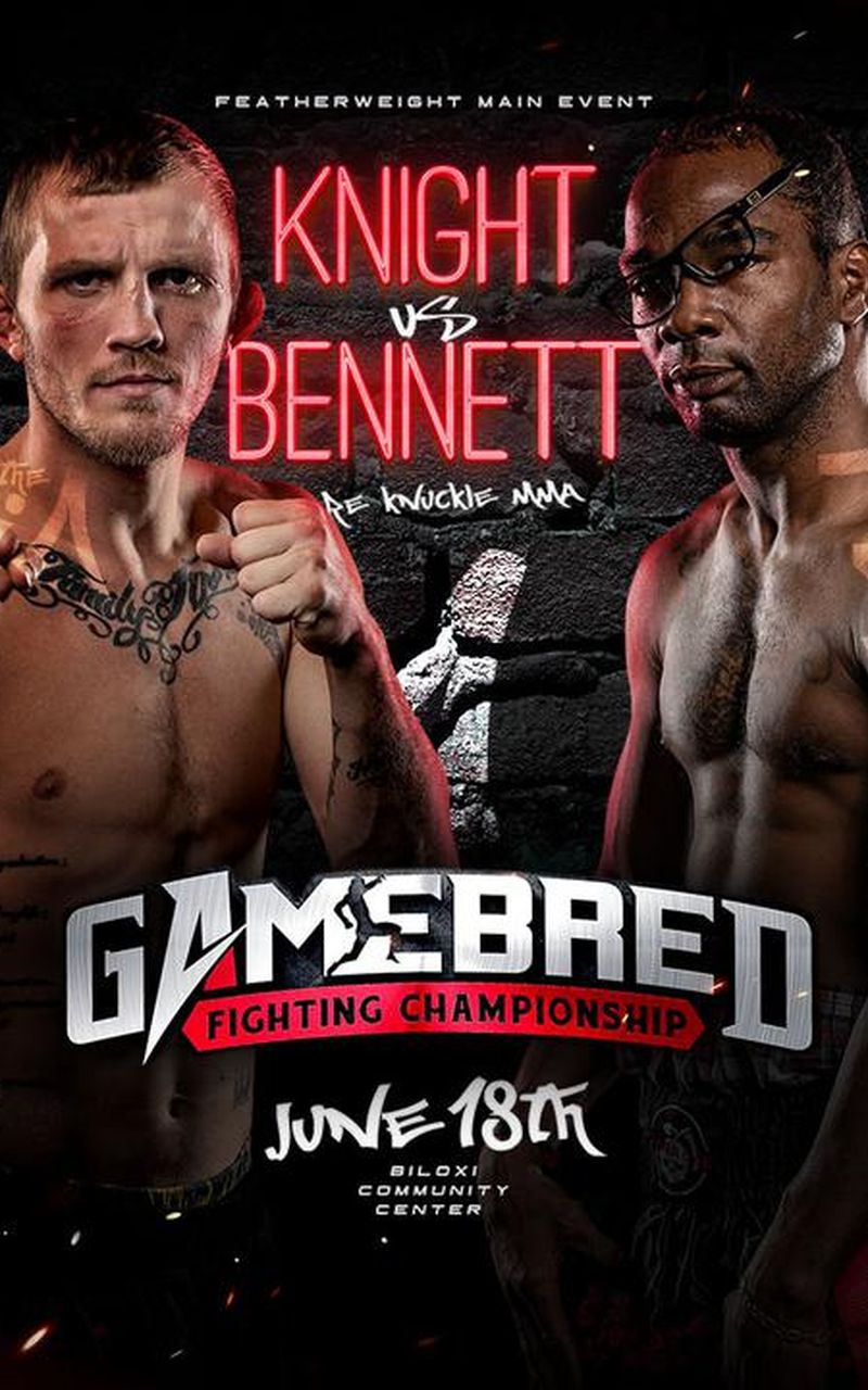 Bare Knuckle MMA Gamebred Fighting Championship Official Replay FITE