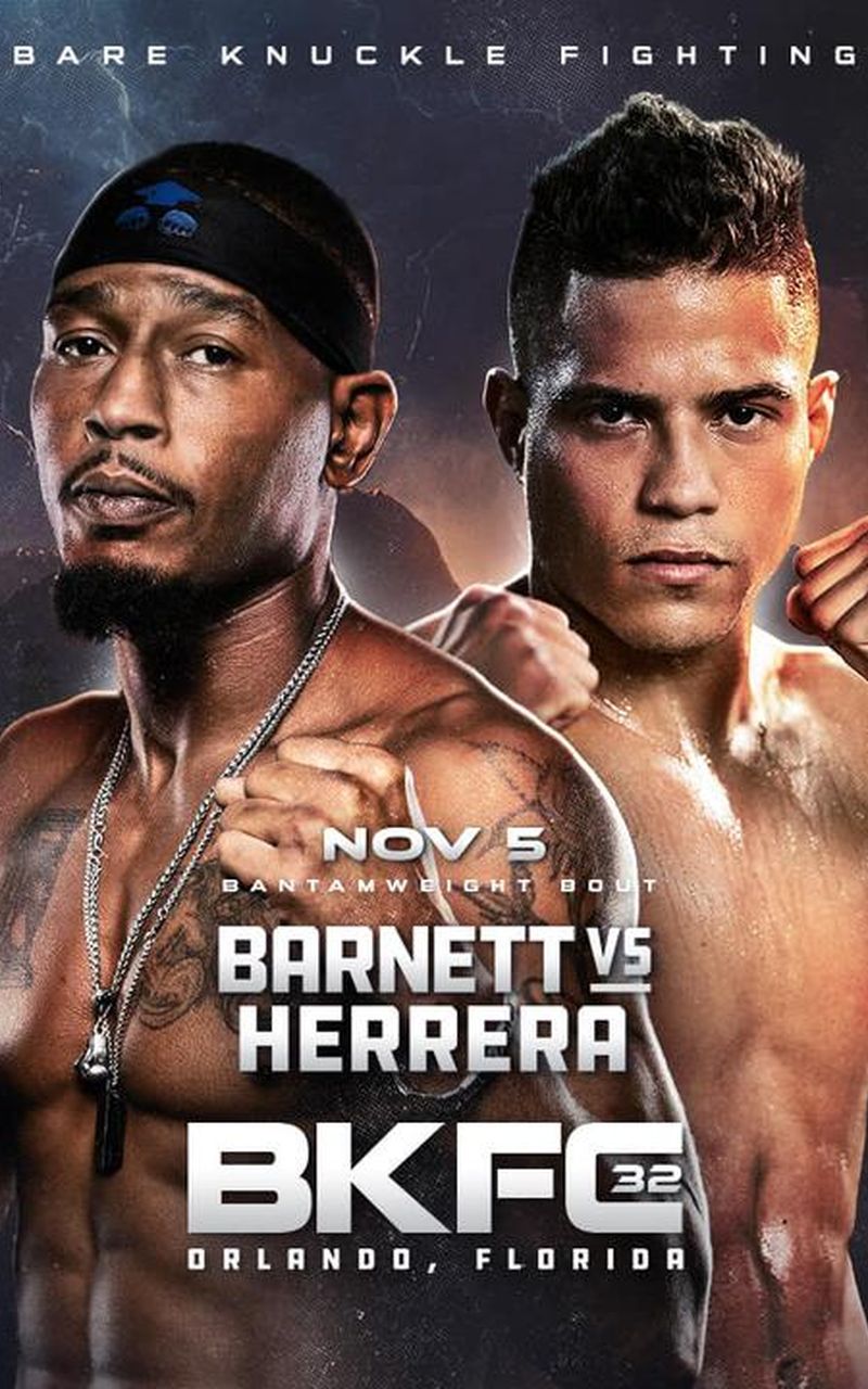 BKFC 32 Orlando: Reginald Barnett Jr. vs Geane Herrera - Official ...